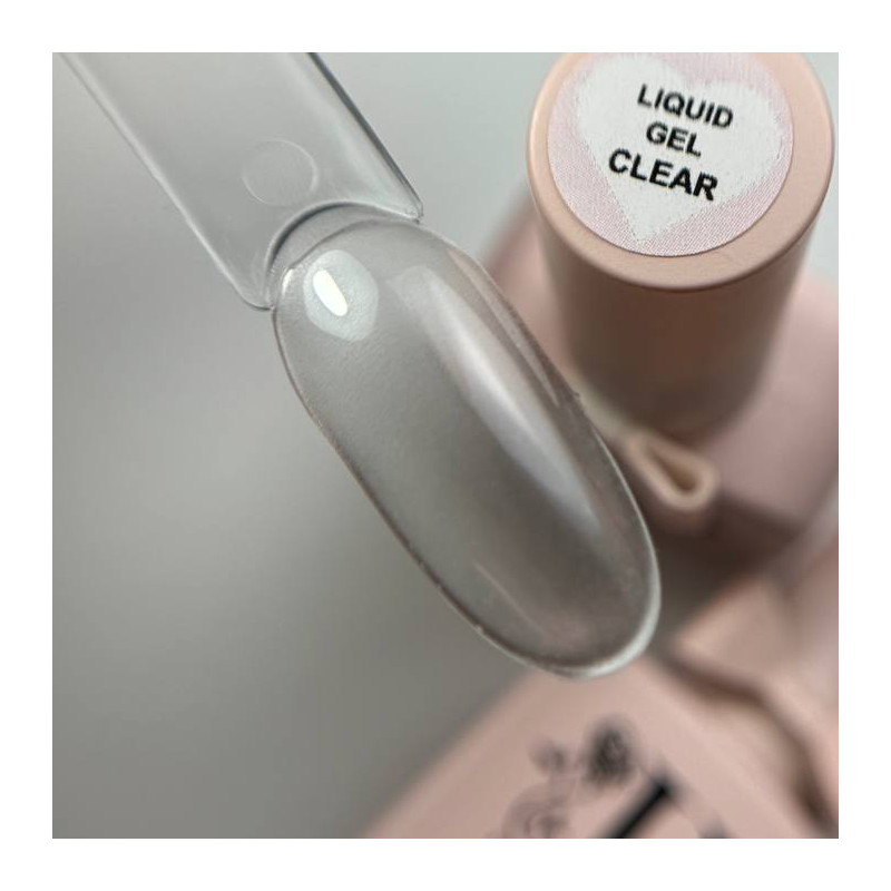 Base liquid gel Illusion Beauty CLEAR (base rígida) 10ml transparente