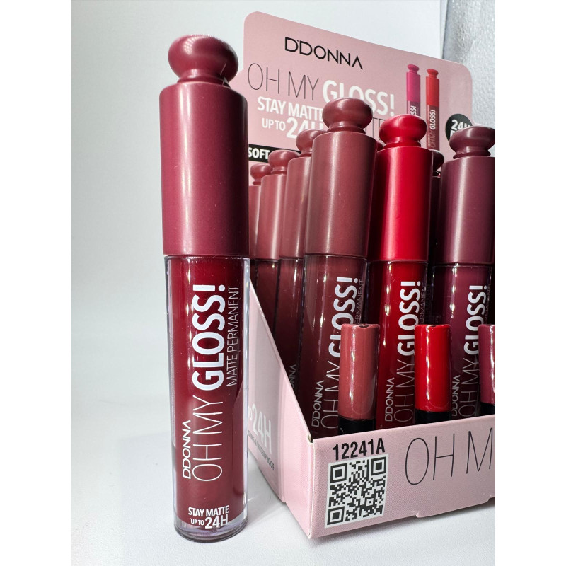 BARRA DE LABIOS OH MY GLOSS! 05 MATTE PERMANENTE D´DONNA BRILLO DE ...